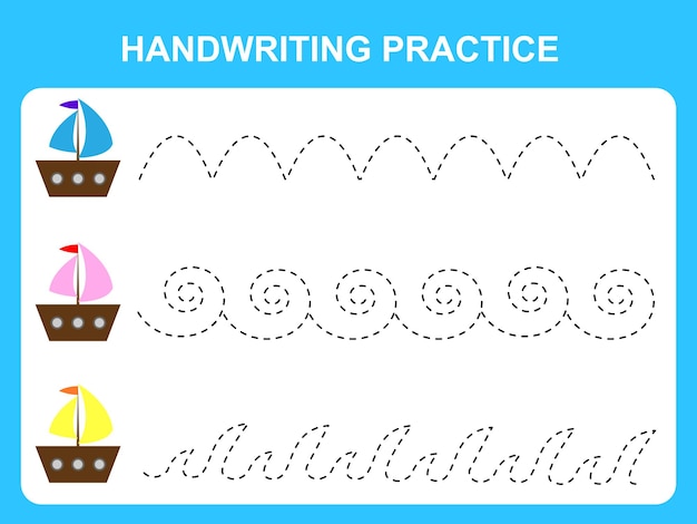 Engaging Handwriting Practice with Nautical Shapes and Patterns | Jiffy ...