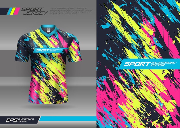Vibrant and Dynamic Sports Jersey Design | Jiffy Designs