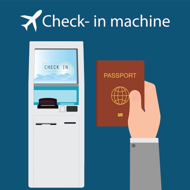 Automated Airport Check-in Station with Passport Verification | Jiffy ...