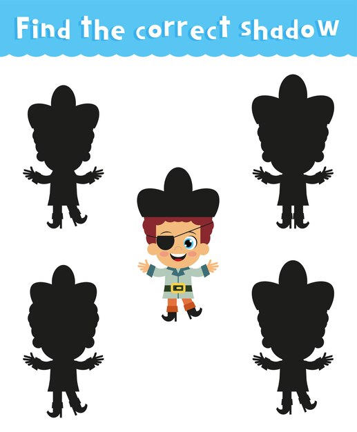 Colorful Cartoon Character and Matching Shadows | Jiffy Designs