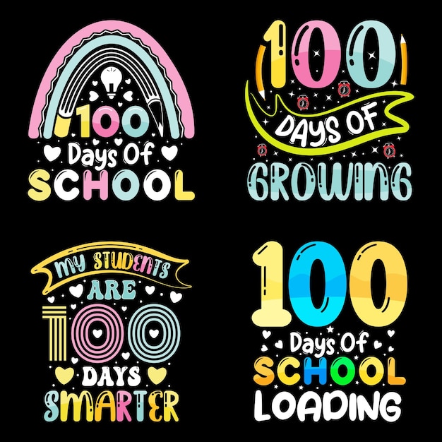 Vibrant Celebration of 100 Days of Growing and Learning | Jiffy Designs