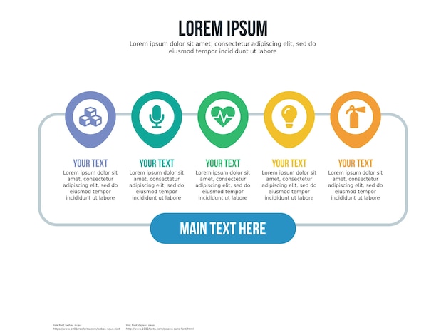 Vibrant Infographic with Colorful Icons and Descriptive Text | Jiffy ...