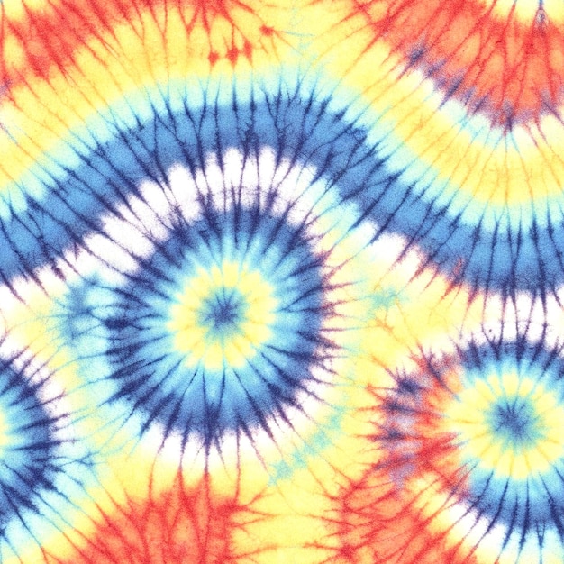 Vibrant Tie-Dye Swirl Pattern with Radiant Colors | Jiffy Designs