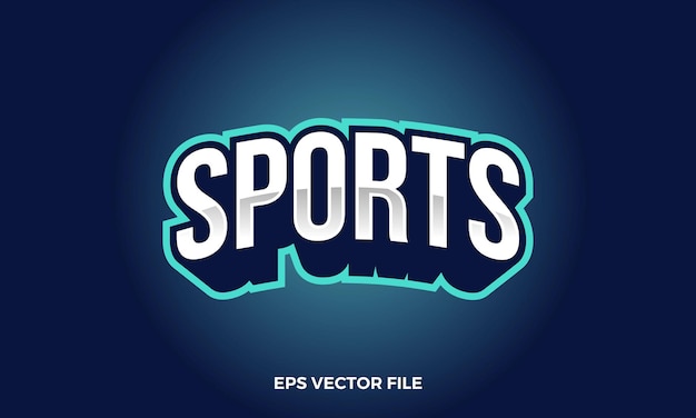 Vibrant Sports Text Logo with Retro Flair | Jiffy Designs
