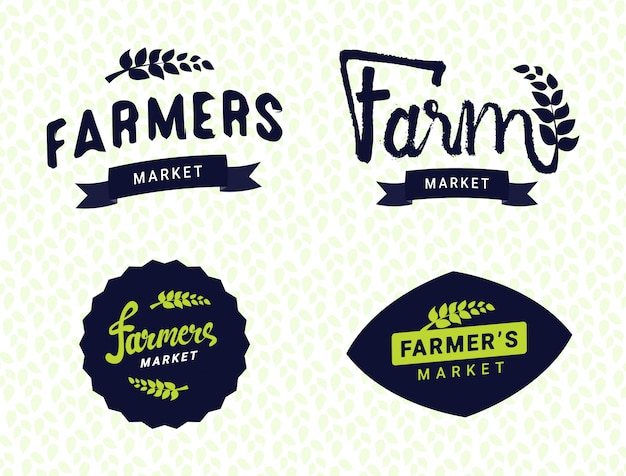 Diverse Collection of Farmers Market Logos and Emblems | Jiffy Designs