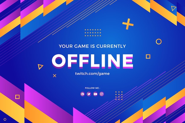 Vibrant Offline Streaming Backdrop with Bold Geometric Shapes | Jiffy ...