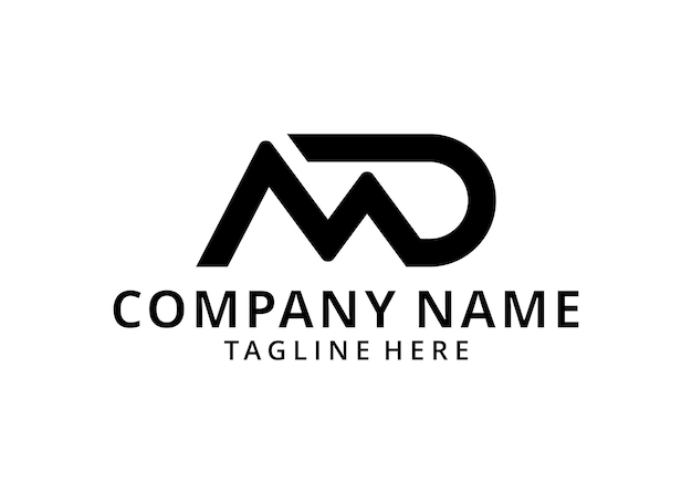 Sleek Monogram Logo with Bold Company Name and Tagline | Jiffy Designs