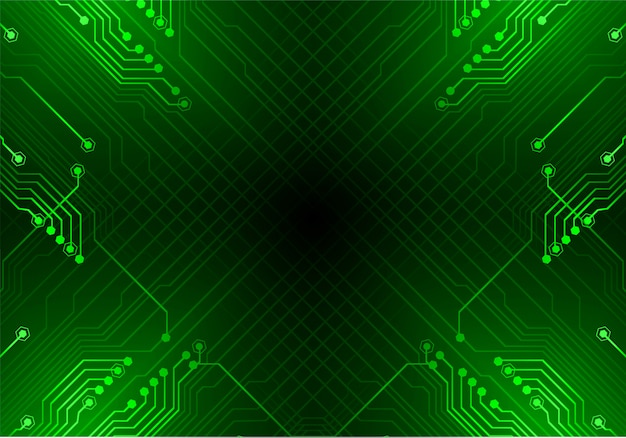 Captivating Green Circuit Board Backdrop with Diagonal Patterns | Jiffy ...