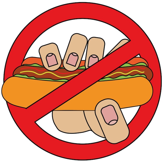 Forbidden Burger: A Cautionary Illustration Against Unhealthy ...