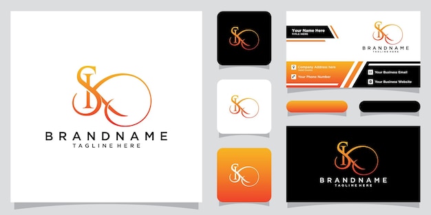 Elegant Intertwined Initials Logo with Vibrant Color Palette | Jiffy ...
