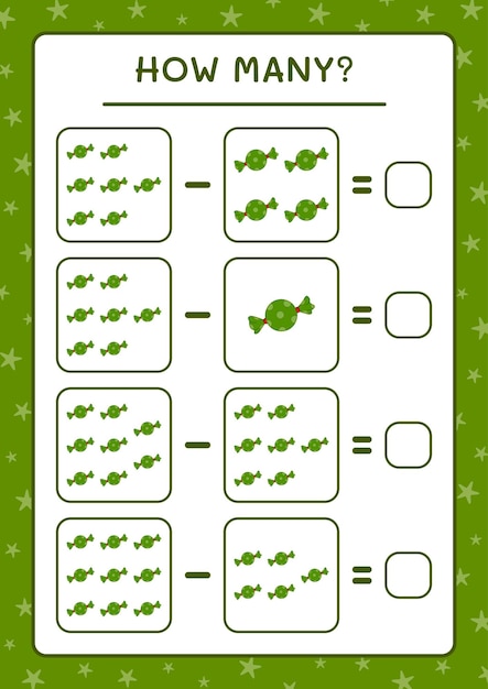 Counting Candy Treats: A Fun Math Worksheet | Jiffy Designs