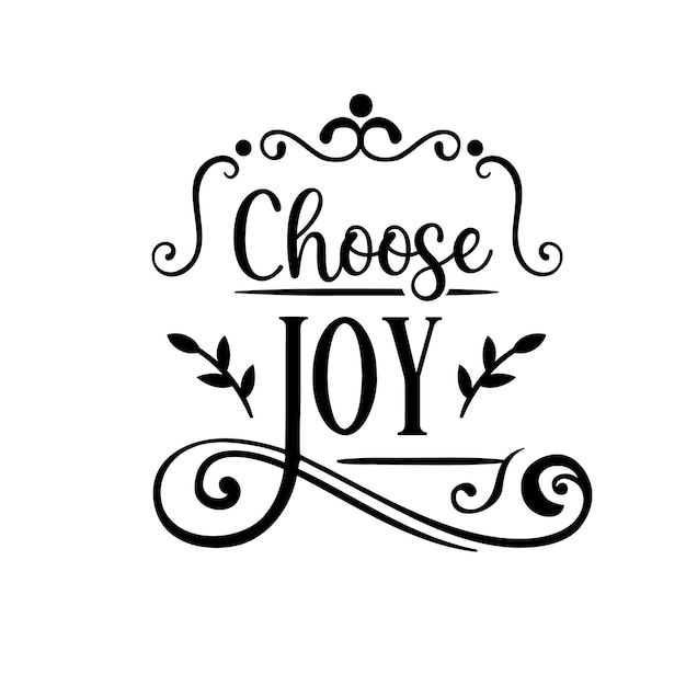Elegant Calligraphic Lettering Expressing Joyful Sentiment | Jiffy Designs