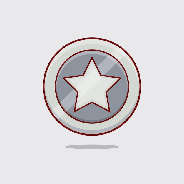Iconic Star-Shaped Shield: A Timeless Symbol of Strength and Heroism ...