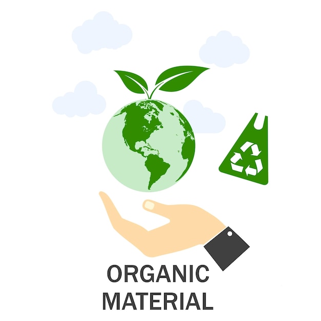 Sustainable Earth: Hands Nurturing Global Ecology with Organic Symbols ...