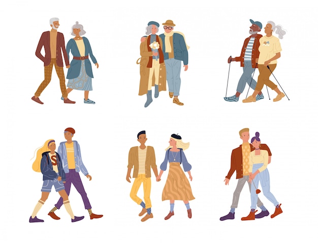 Diverse Collection of Stylized Human Figures in Various Poses | Jiffy ...