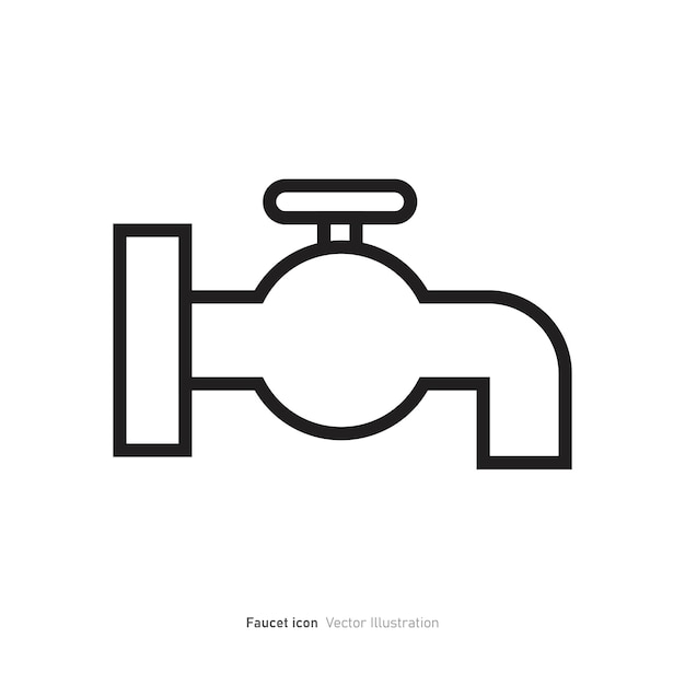 Minimalist Valve Icon: Simple and Functional Design | Jiffy Designs