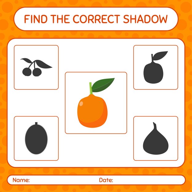 Matching Fruit Shadows: An Engaging Visual Puzzle | Jiffy Designs
