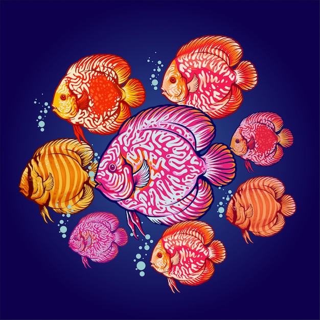 Vibrant Underwater Wonderland of Tropical Fish | Jiffy Designs