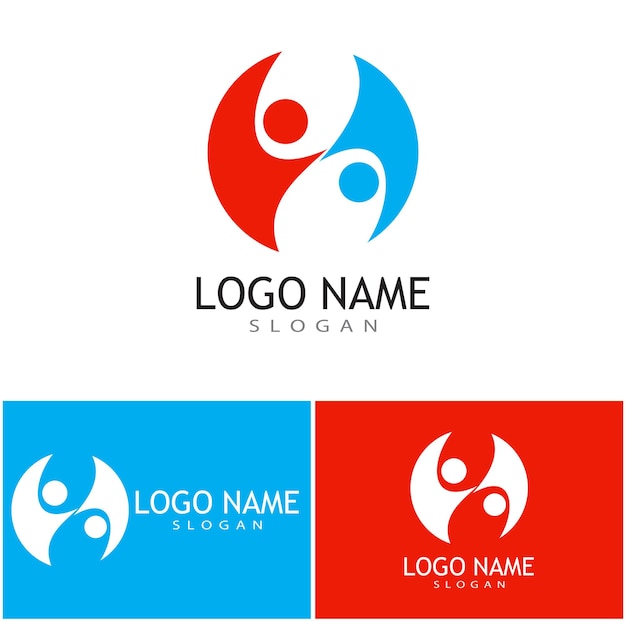 Dynamic Duo Logo Design with Vibrant Colors | Jiffy Designs