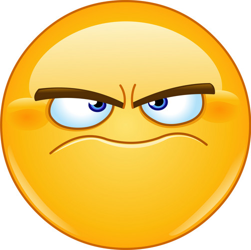 Grumpy Emoji Emoticon | Jiffy Designs