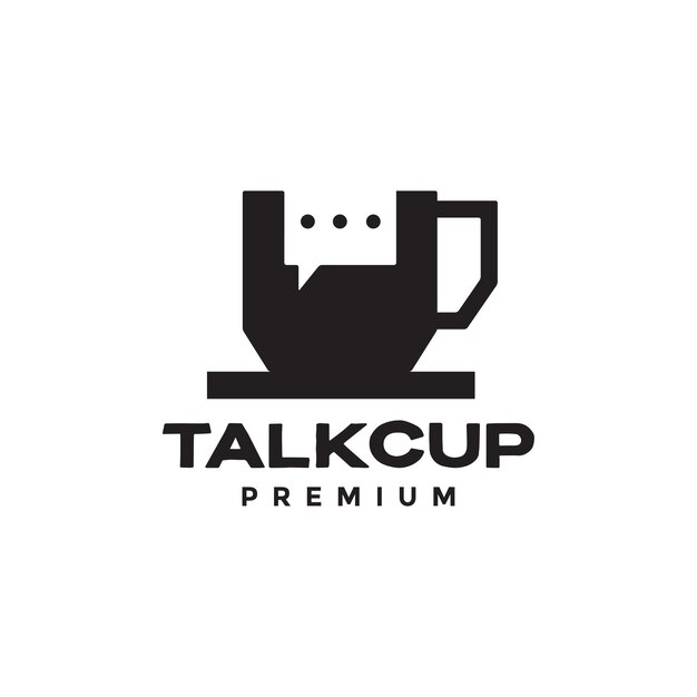 Sleek and Sophisticated Talk Cup Premium Design | Jiffy Designs