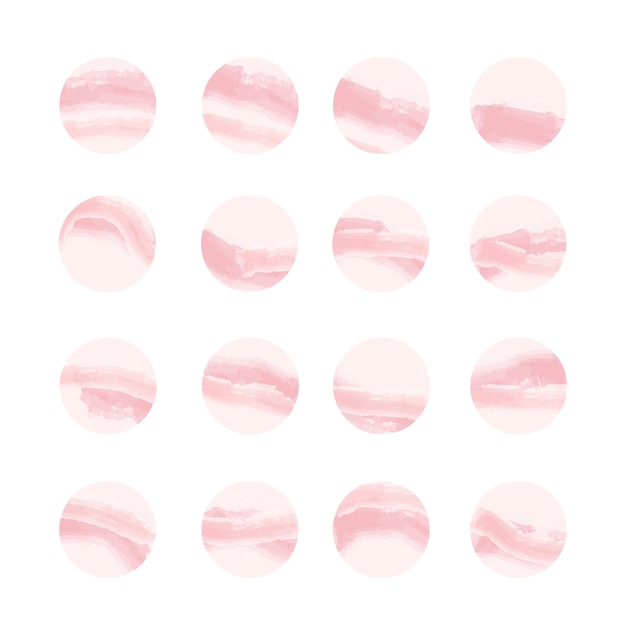 Delicate Watercolor Blush Circles Backdrop | Jiffy Designs
