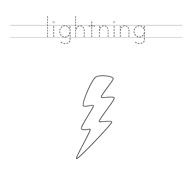 Minimalist Lightning Bolt Graphic with Text | Jiffy Designs