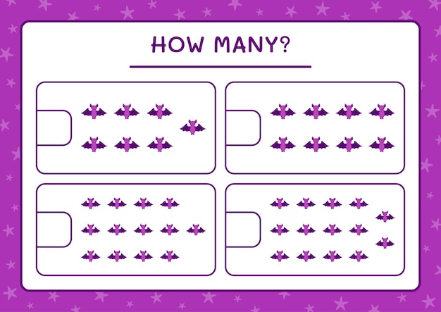 Playful Bat Counting Activity for Kids | Jiffy Designs