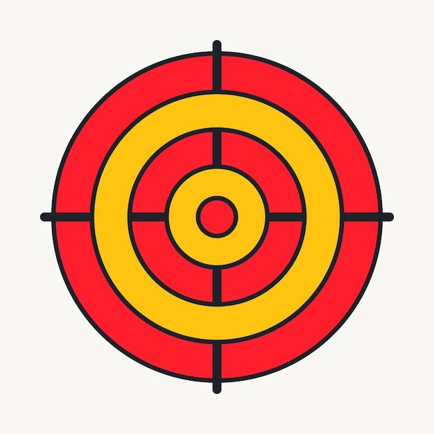 Vibrant Bullseye Target: A Striking Visual Focal Point | Jiffy Designs