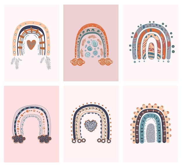 Vibrant and Whimsical Rainbow Collection for Versatile Designs | Jiffy ...