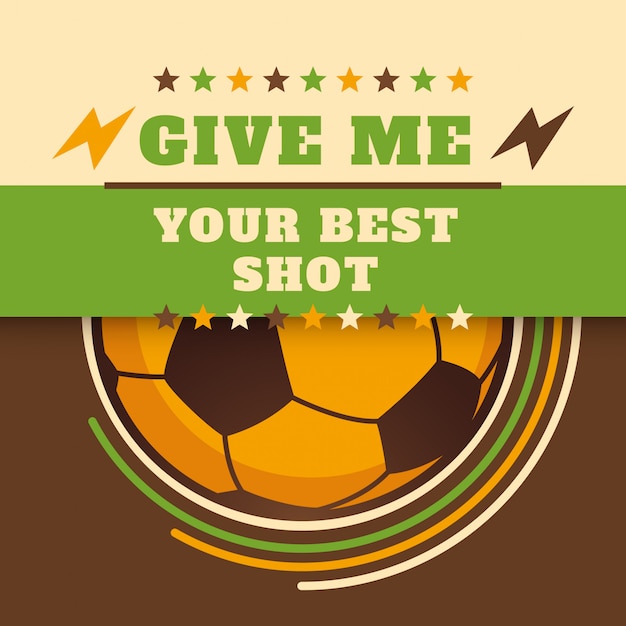 Motivational Soccer Ball with Inspiring Call to Action | Jiffy Designs