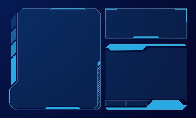 Sleek and Minimalist Blue Tech Interface Background | Jiffy Designs