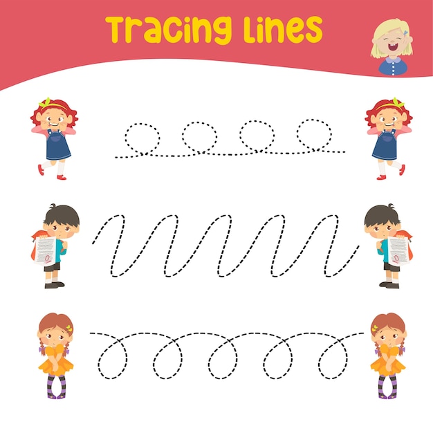 Charming Children Tracing Patterns for Fine Motor Skills | Jiffy Designs