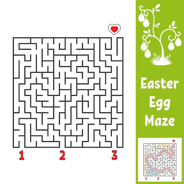Intricate Easter Egg Maze Challenge with Floral Accents | Jiffy Designs