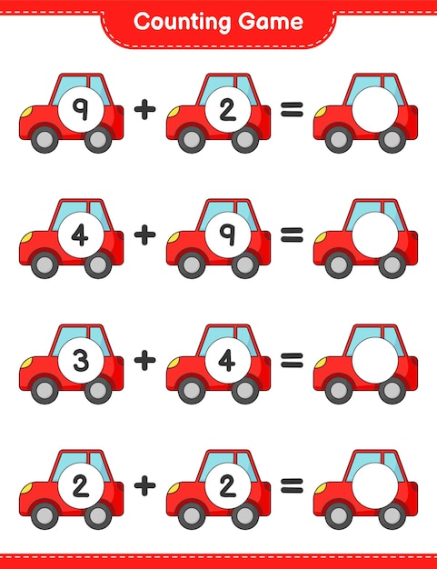Charming Counting Cars: A Fun Math Adventure | Jiffy Designs