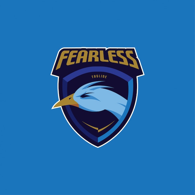 Majestic Fearless Dolphin Emblem on Bold Blue Background | Jiffy Designs