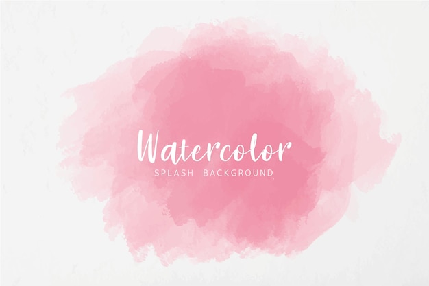 Vibrant Pink Watercolor Splash with Elegant Cursive Text | Jiffy Designs