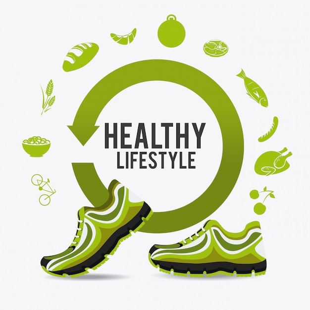 Vibrant Symbols of a Healthy Lifestyle in Green | Jiffy Designs