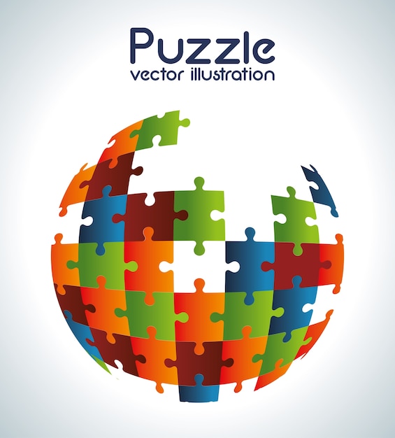 Vibrant Puzzle Sphere: A Captivating Visual Representation | Jiffy Designs