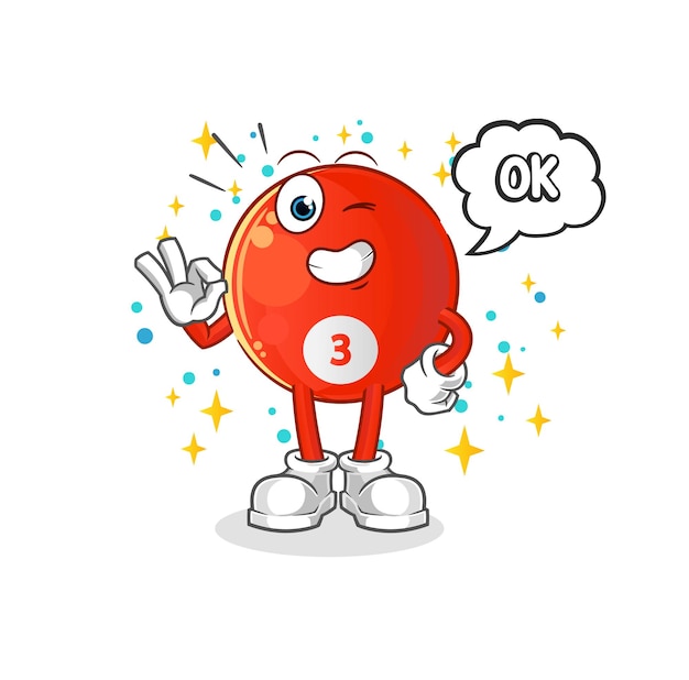 Cheerful Cartoon Number 3 Character with Thumbs Up | Jiffy Designs