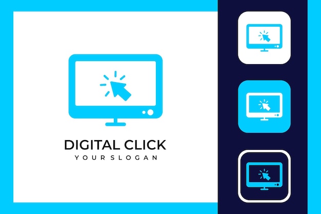 Vibrant Digital Cursor Clicks on Sleek Computer Screens | Jiffy Designs