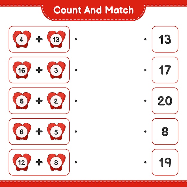 Engaging Math Puzzle: Count and Match the Apples | Jiffy Designs