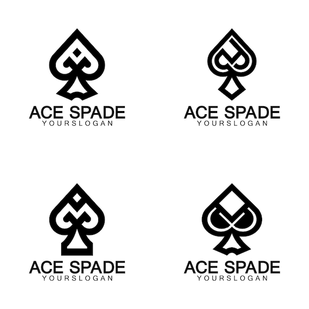 Versatile Collection of Ace Spade Graphic Design Elements | Jiffy Designs