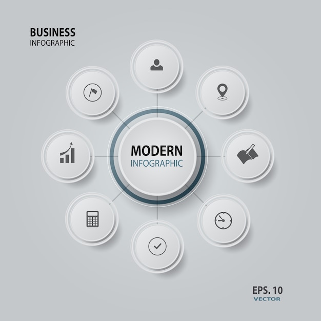 Minimalist Infographic Icons for Modern Business Analytics | Jiffy Designs