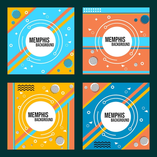 Vibrant Memphis-Inspired Graphic Design Collection | Jiffy Designs