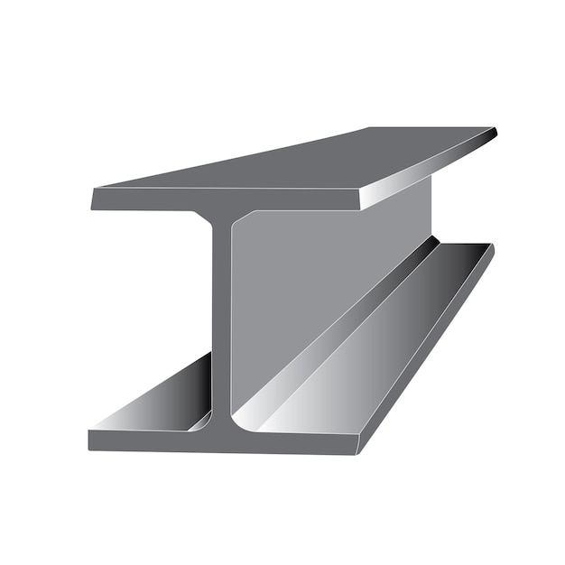 Sleek Steel I-Beam Construction Material Architectural Element | Jiffy ...