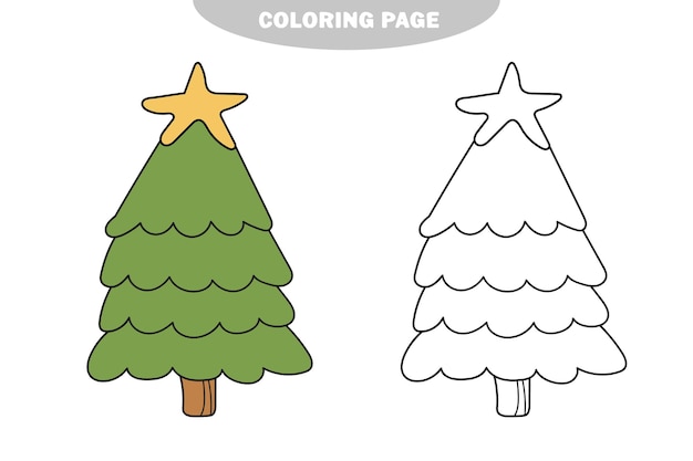 Cheerful Evergreen Tree with Shining Star Topper | Jiffy Designs