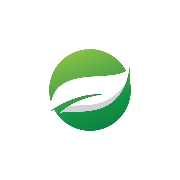 Vibrant Green Leaf Emblem in Circular Design | Jiffy Designs