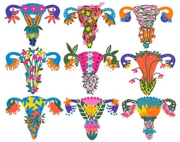 Vibrant Floral Emblems: A Diverse Collection of Artistic Expressions ...