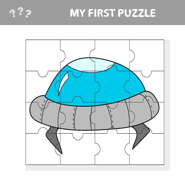 Playful Alien Spacecraft Puzzle for Young Minds | Jiffy Designs